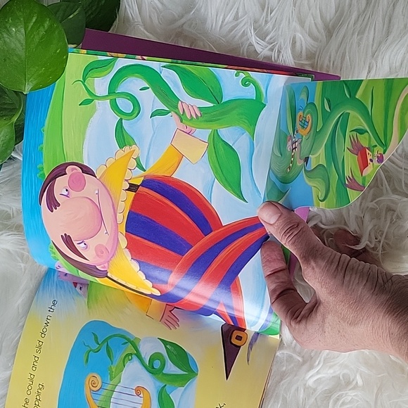 Other | 3 For 1 Flip Up Fairy Tales Jack And The Beanstalk By Barbara ...